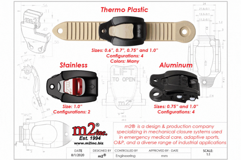 m2® inc. | Mechanical Closures | Ratcheting Buckles | Ladder Strap – m2 ...